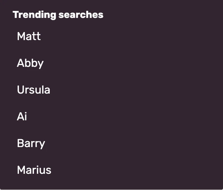 What do you think are the reasons behind today's trending searches ...