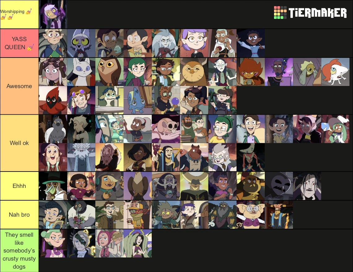 My list of the owl house characters | Fandom