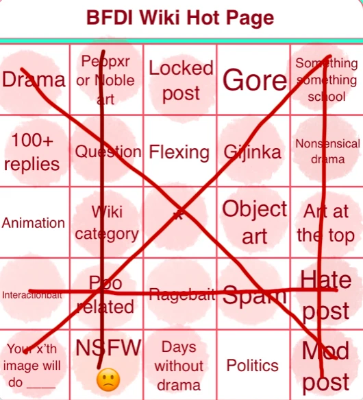 bfdi wiki bingo | Fandom