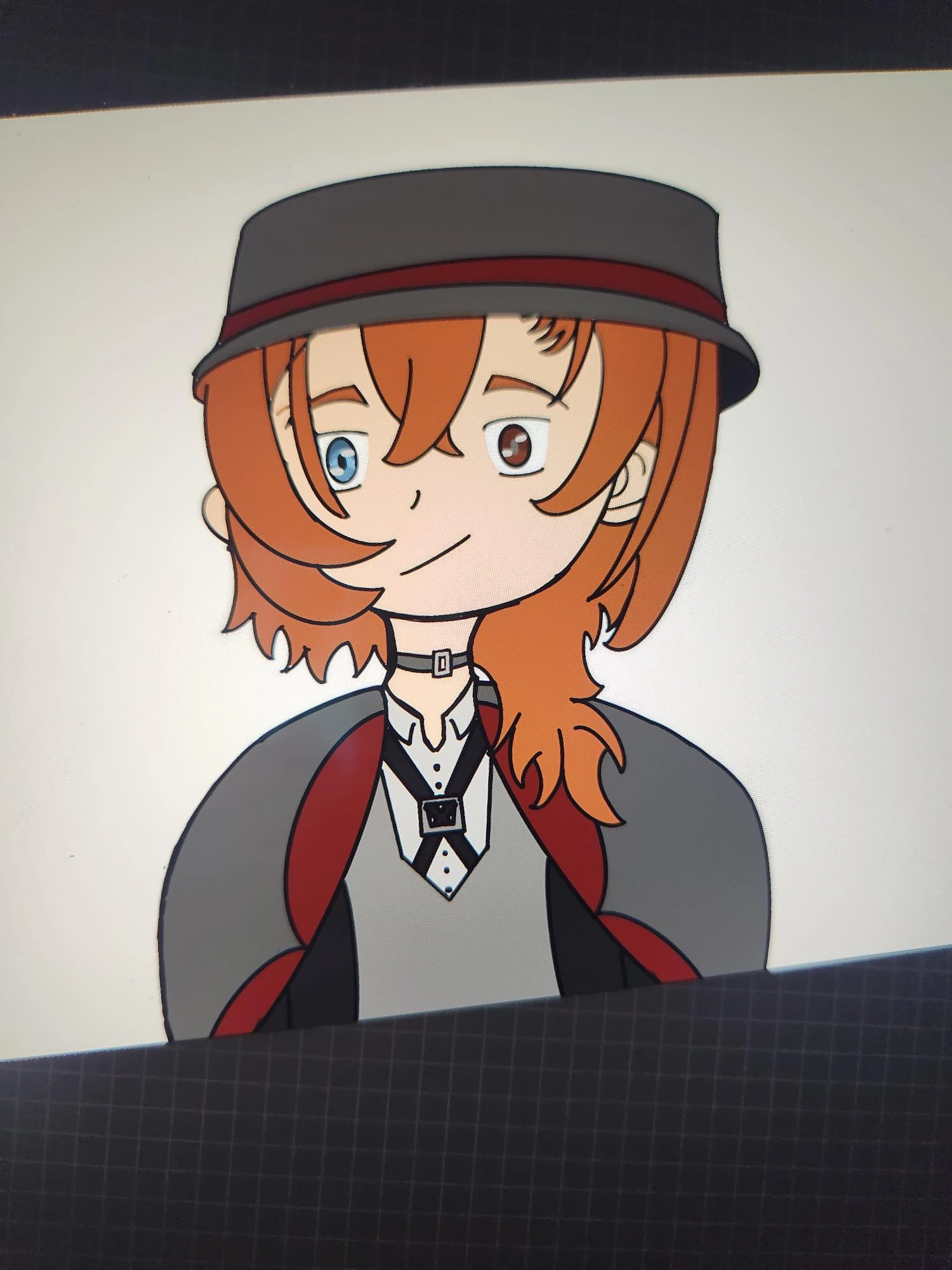 Chuuya drawing and face reveal | Fandom