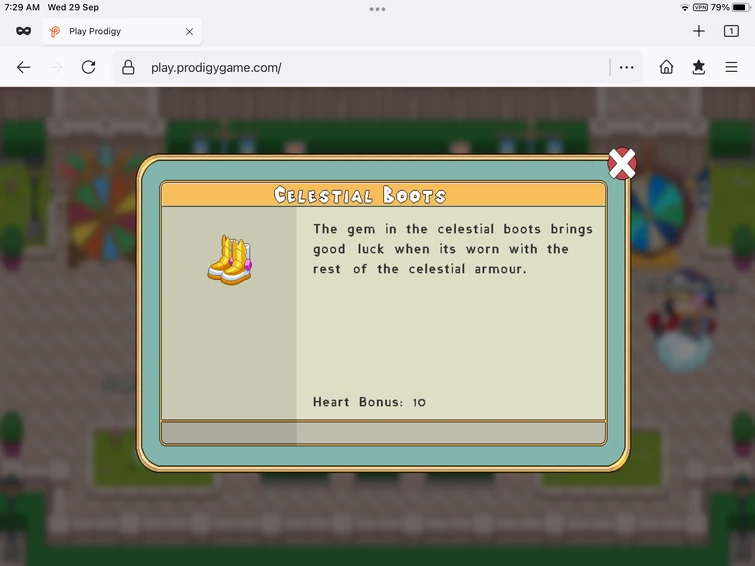 Celestial armor prodigy