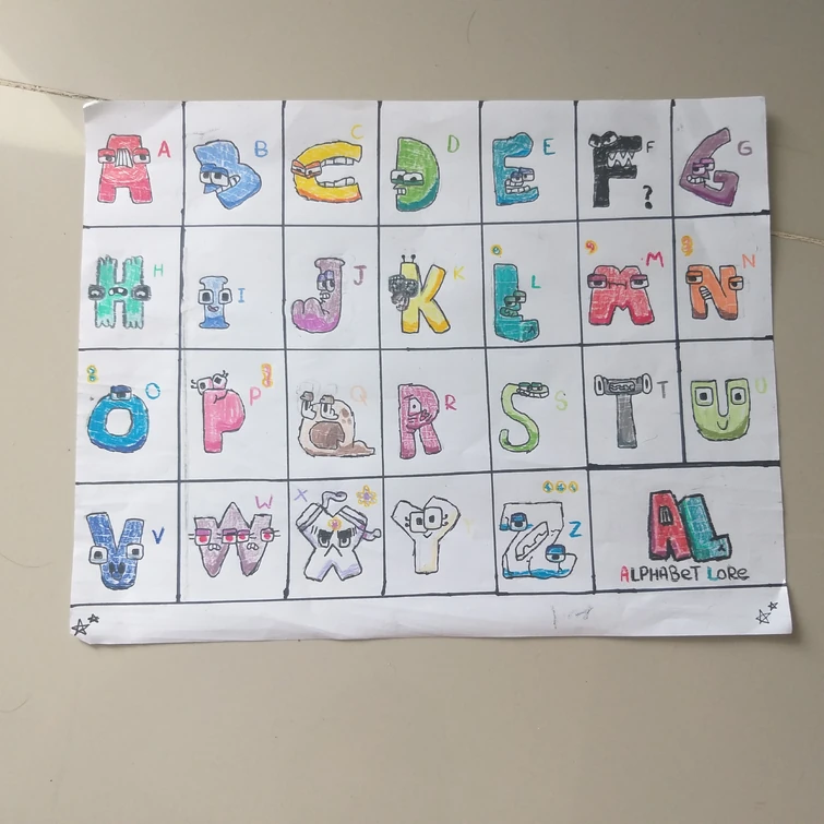My Alphabet Lore Alphabet Lore Drawing | Fandom