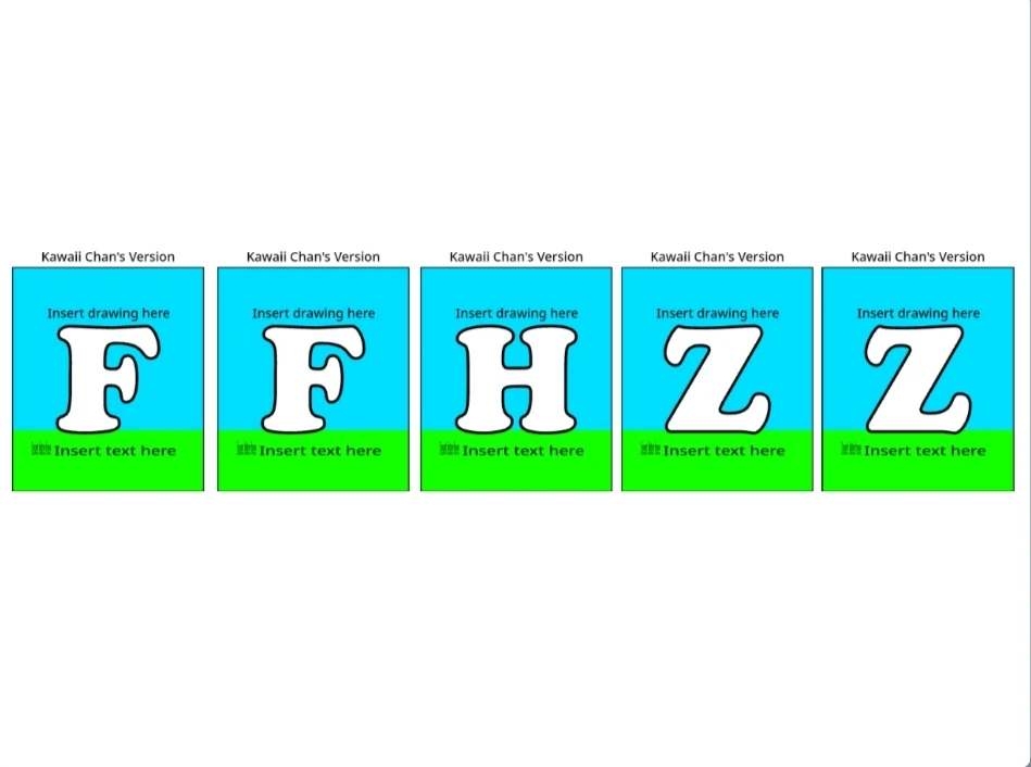 Add 5 more alphabetimals like Finch, Firefly, Hornbill, Zebra Shark and ...