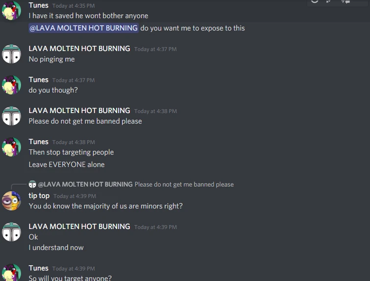 Hopefully sevenny will stop targeting people | Fandom