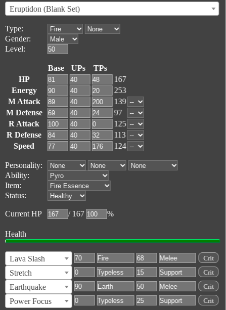 Melee Eruptidon | Fandom