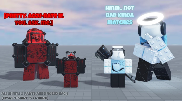 I've decided to release my Cesus & Warhead shirt and pants (including ...