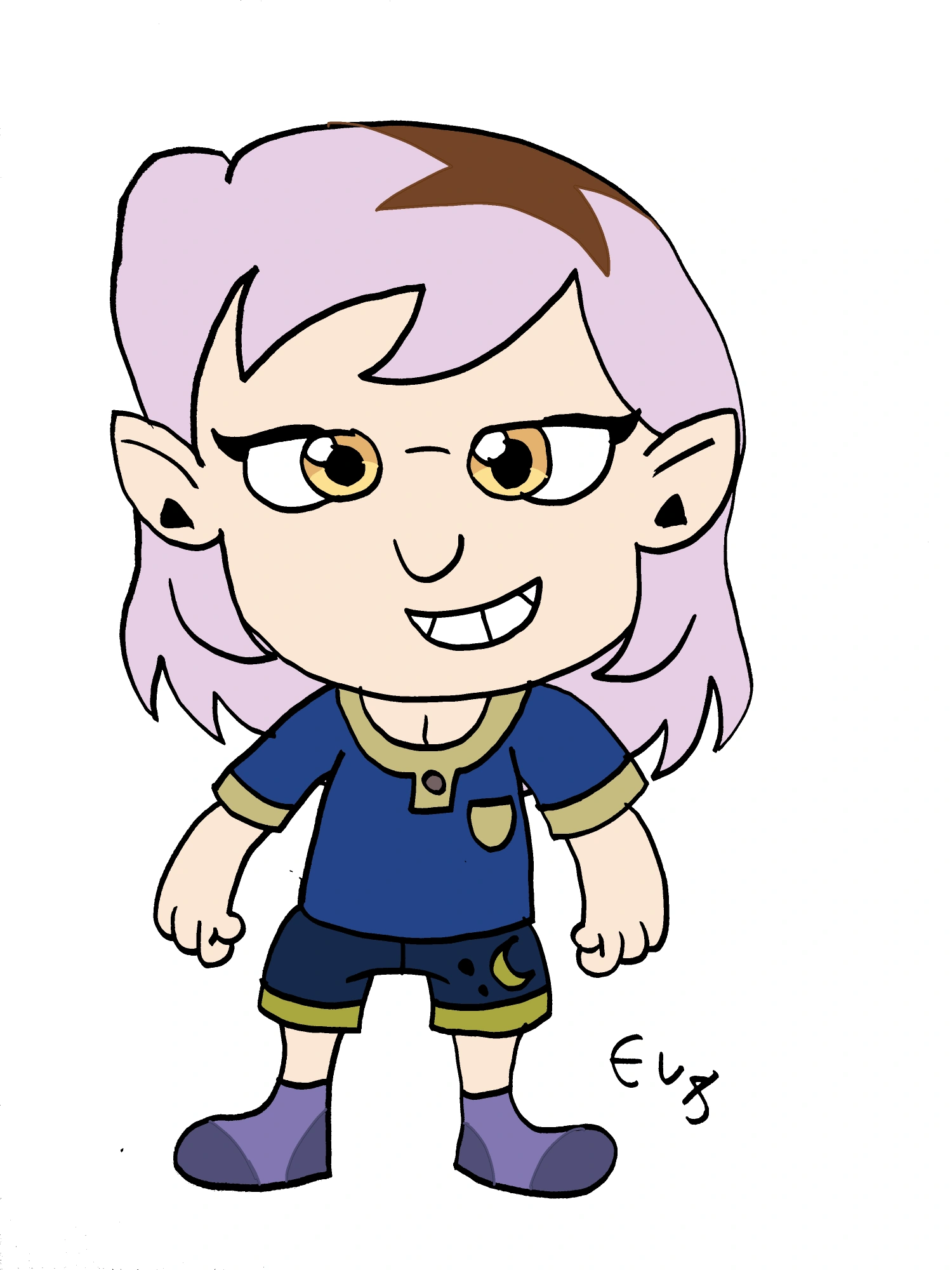 My 9-minute drawing of Amity in PJs | Fandom