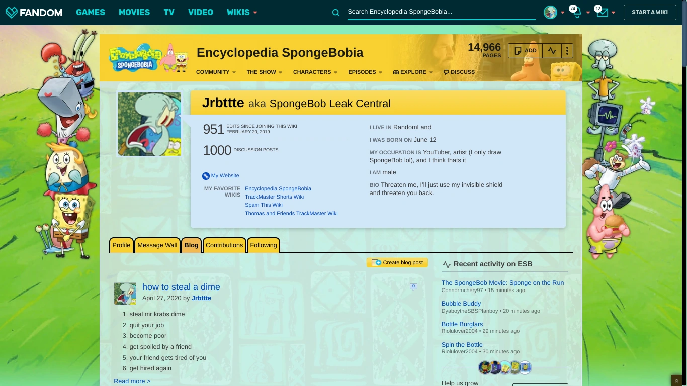 List Of Games Encyclopedia Spongebobia Fandom Powered