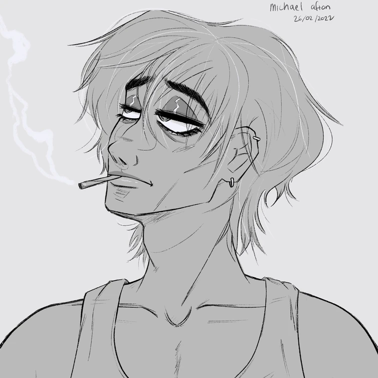 Drawing of Michael Afton 🤤😭 | Fandom