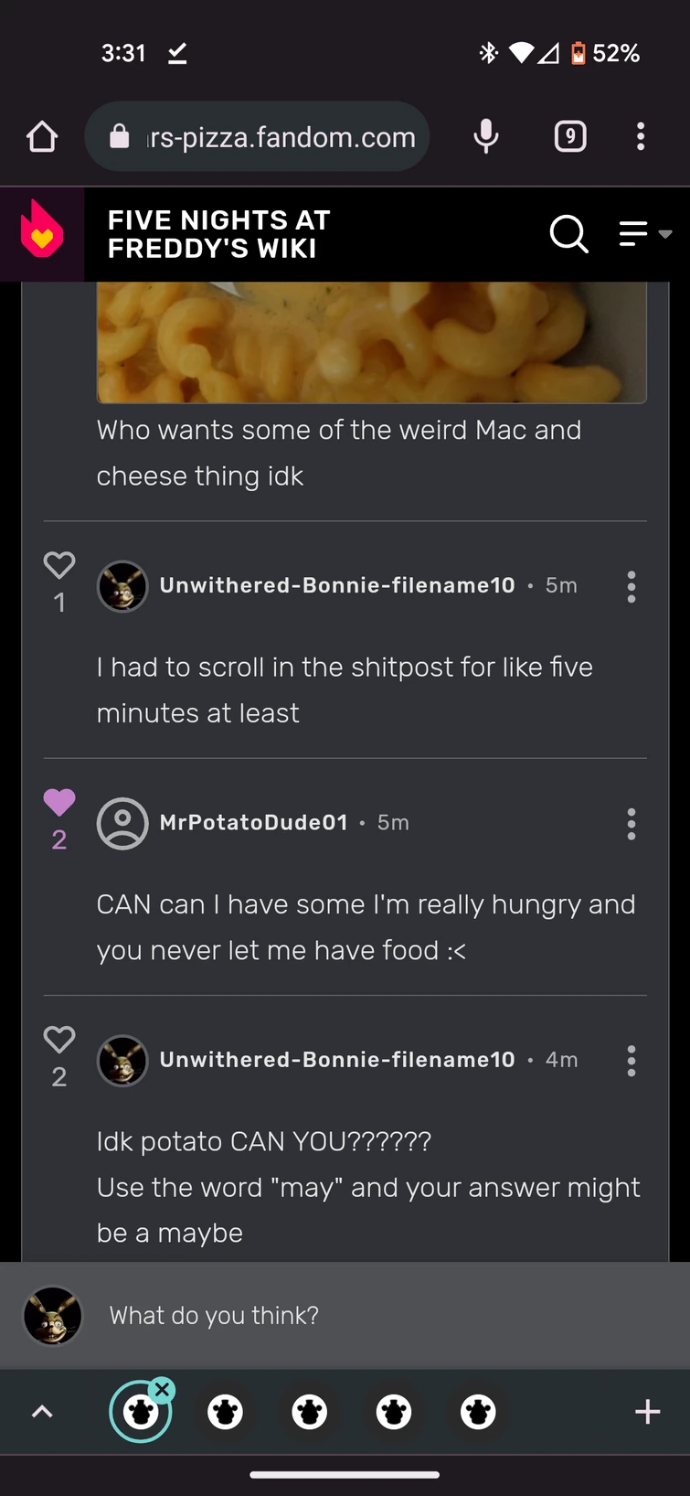 FNaF wiki out of context part eleven? i lost track. | Fandom