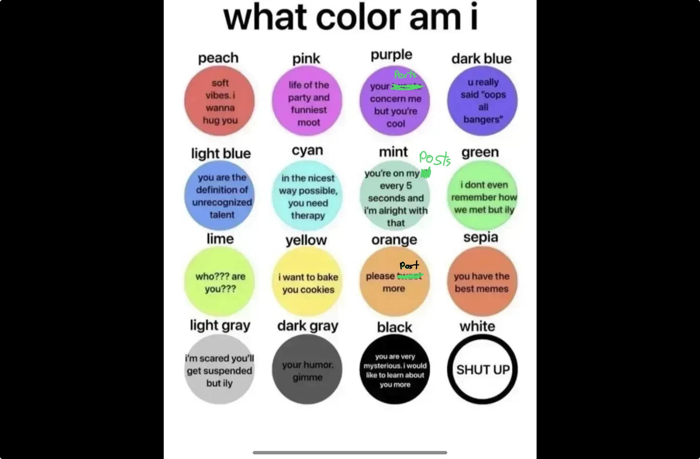 what color am i yeah | Fandom