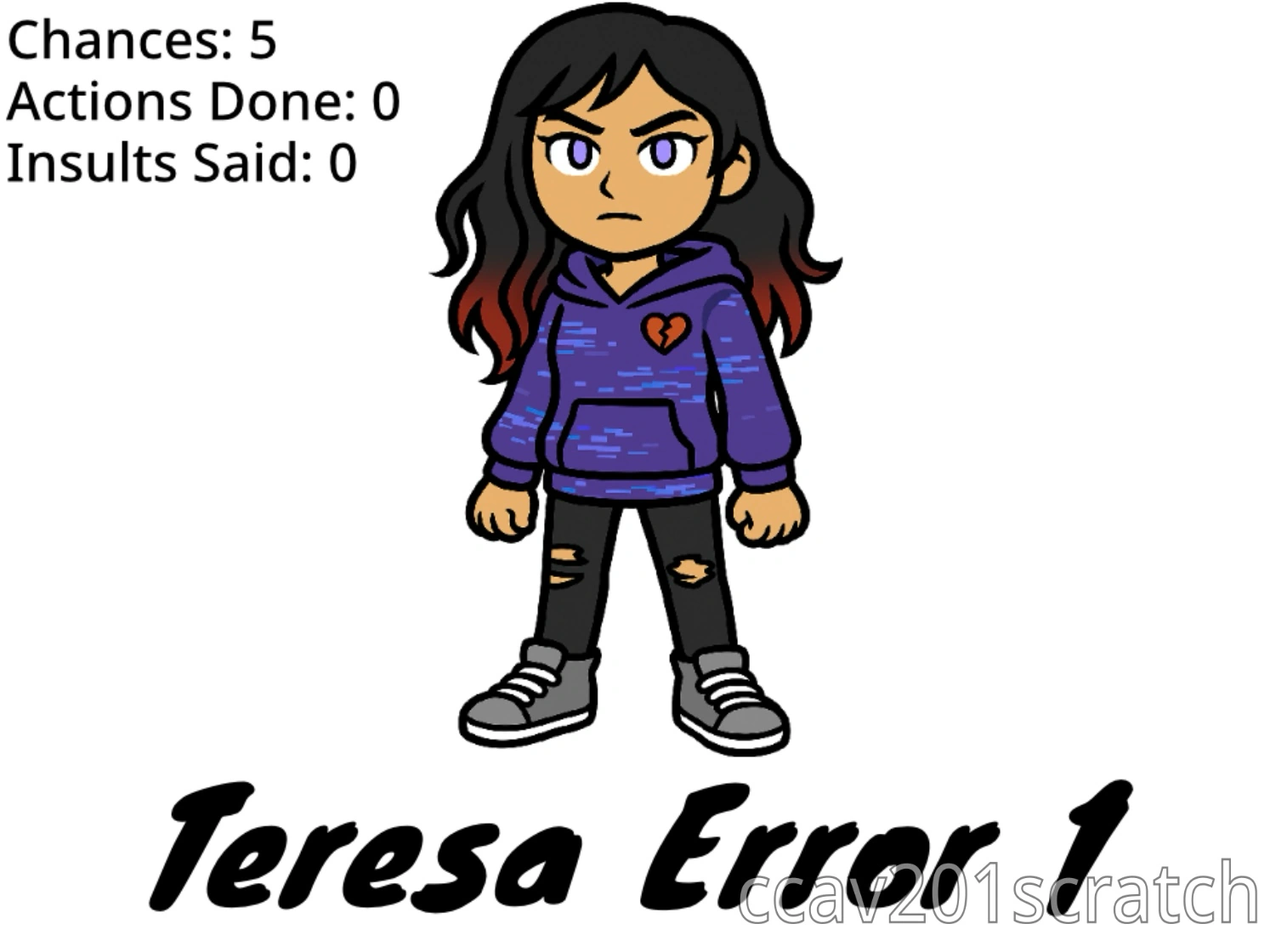 So, I’m making a Teresa Error on Scratch. | Fandom