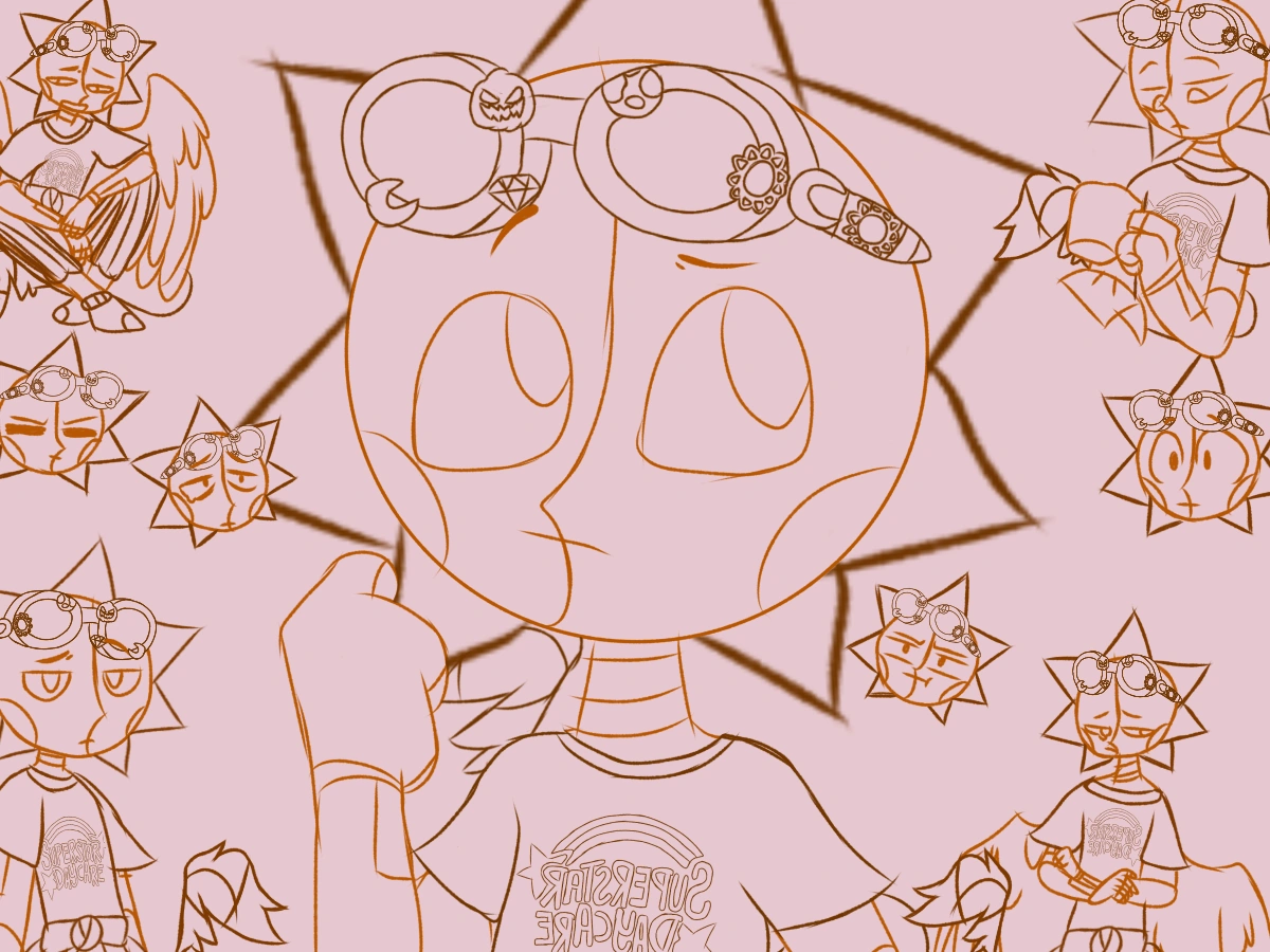 Solar doodles sketch finished! | Fandom