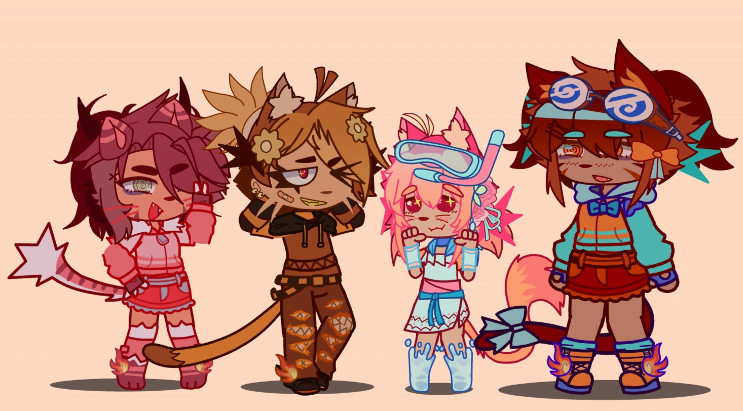 I love making cat OCs