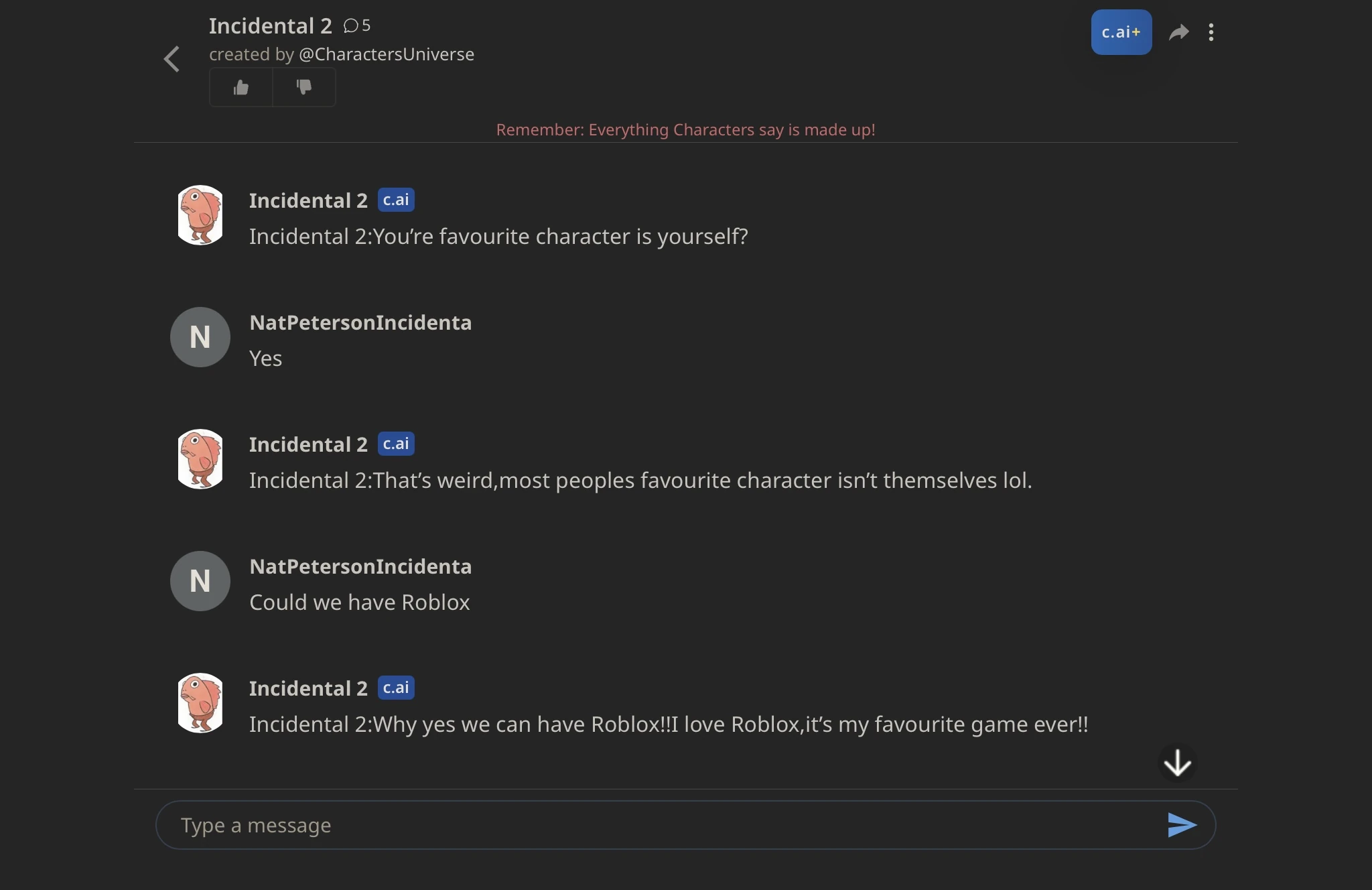 Incidental 2 likes roblox | Fandom