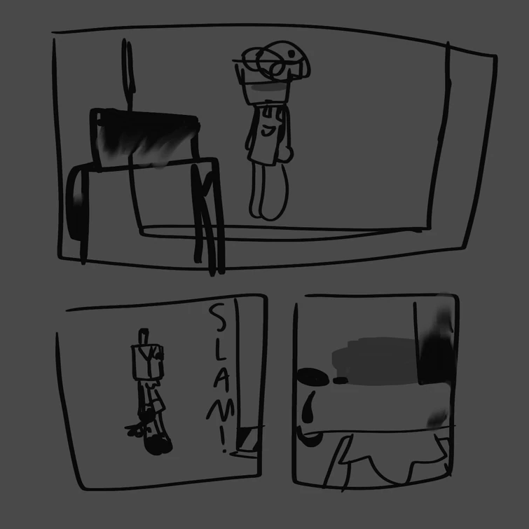 Lazy lil angst comic :3 | Fandom