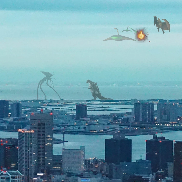 an edit I did for my "war of the worlds x Godzilla" series | Fandom