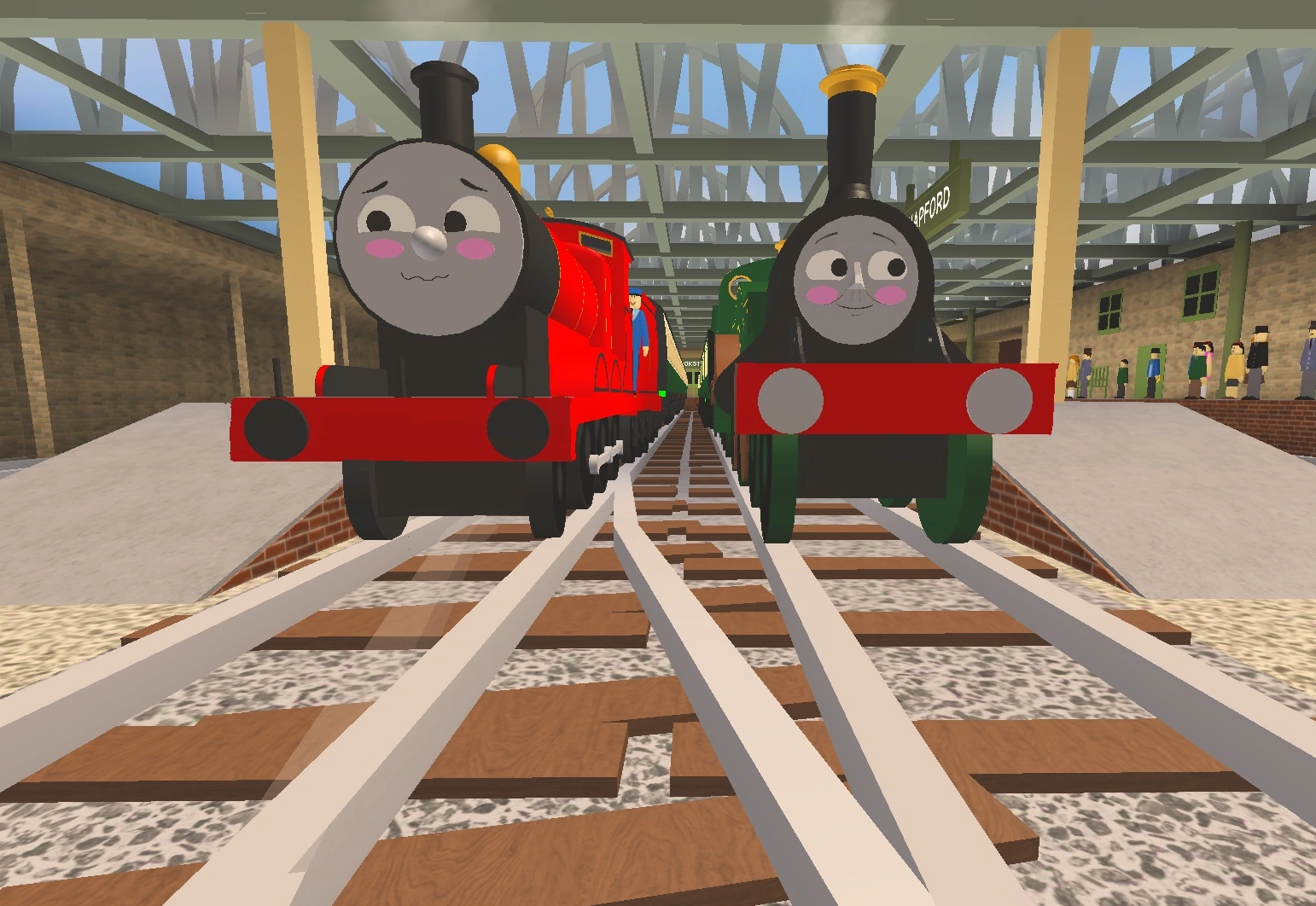 Just a headcanon moment...of James and Emily, yeah I'll eventually ...