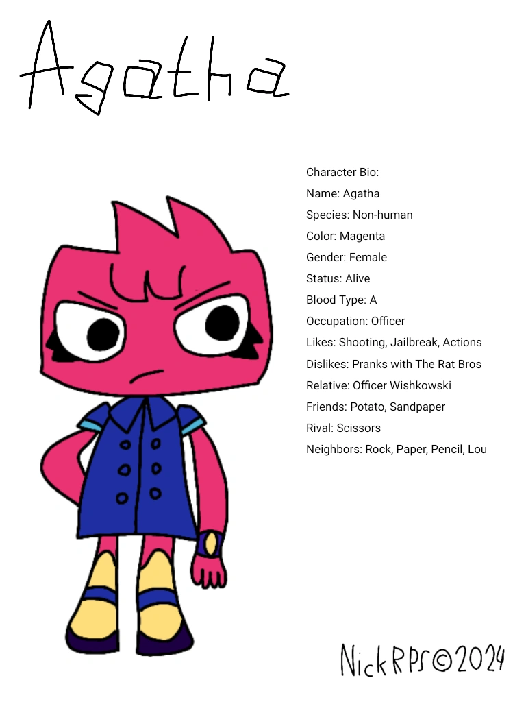 My Rock Paper Scissors OC: Agatha | Fandom