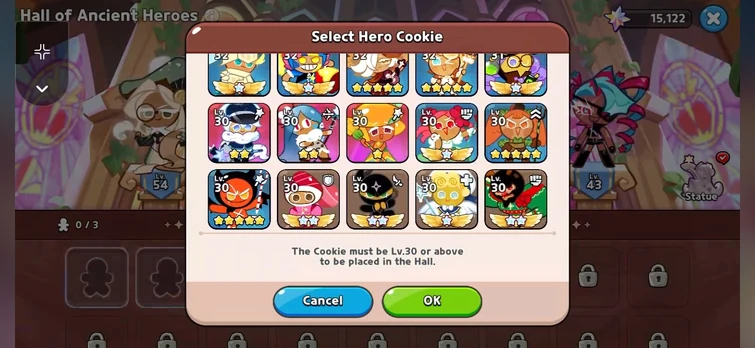 Which cookie's should I put in the Hall of Ancient Heroes? | Fandom