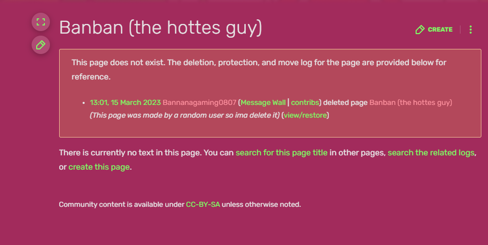 BanBaleena Vandalizer (Weird BanBan Page) Problem Fixed! | Fandom