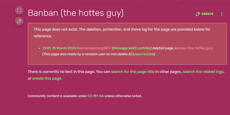 BanBaleena Vandalizer (Weird BanBan Page) Problem Fixed! | Fandom