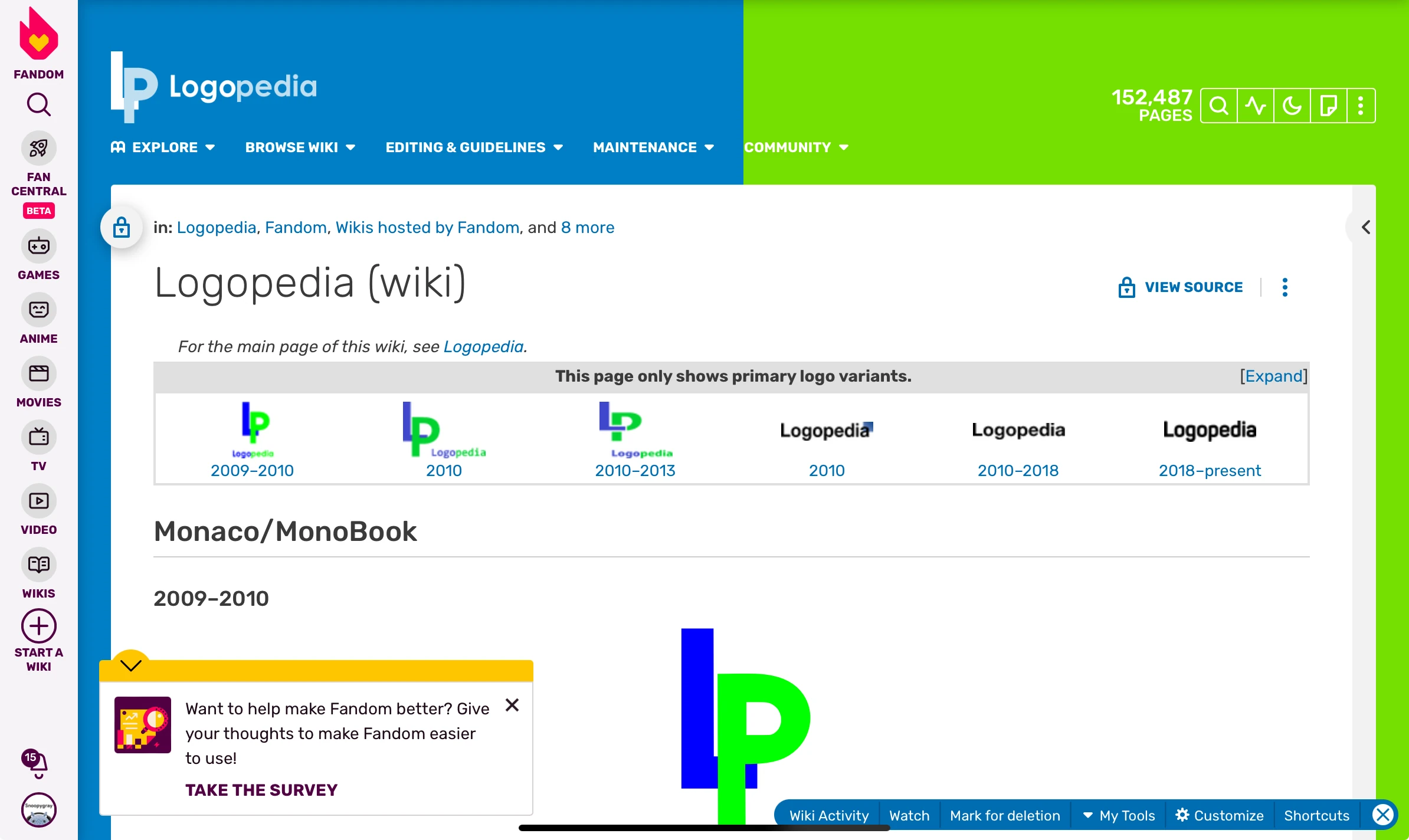 New Logopedia design | Fandom