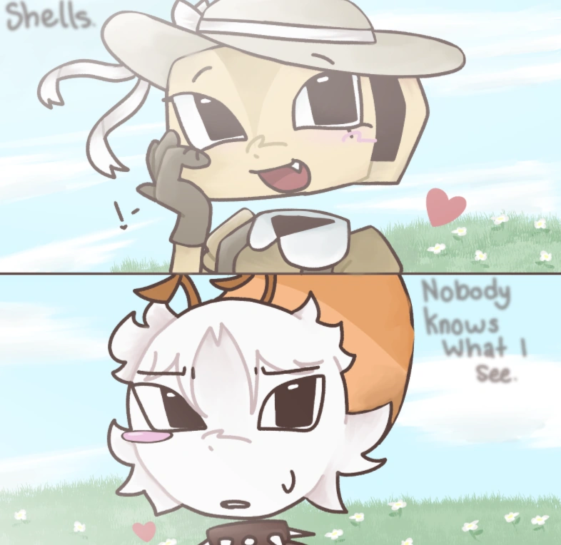 "Shells...nobody knows what I see." 🦐🐚 | Fandom