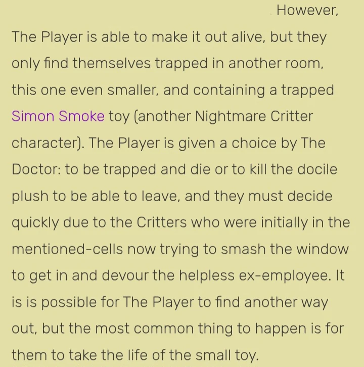 There is a way to save Simon Smoke in Poppy Playtime chapter 4! | Fandom