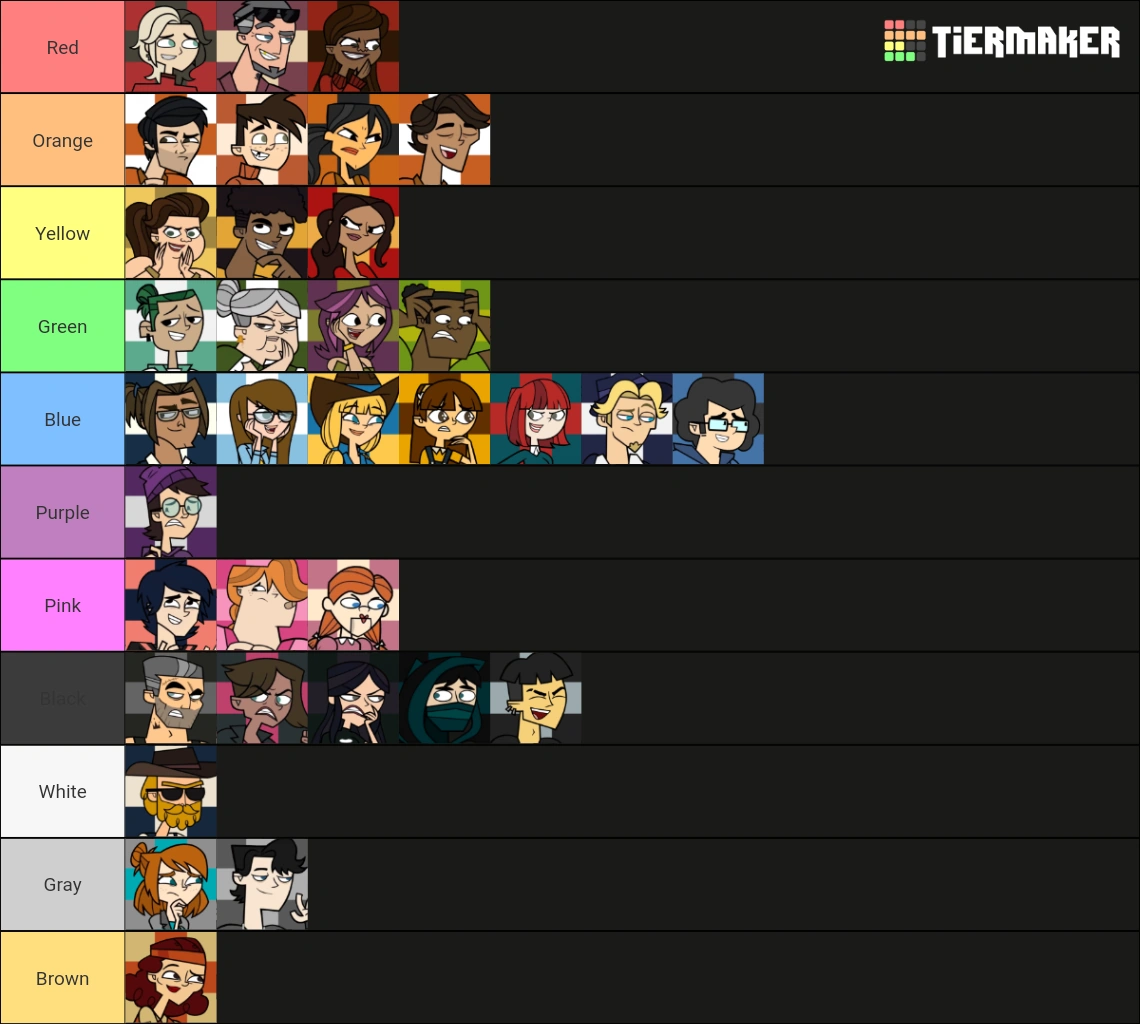 Disventure Camp characters' signature colors | Fandom