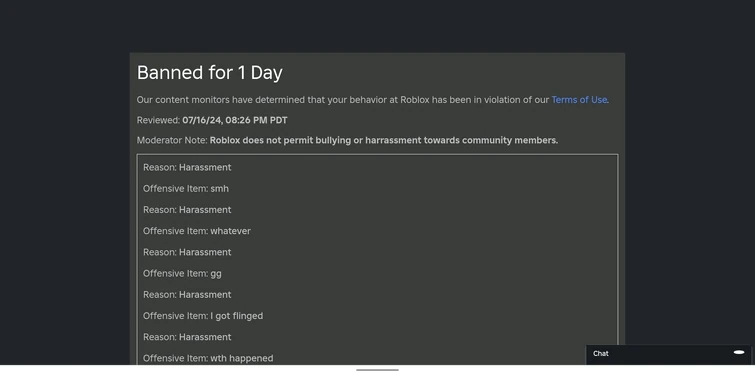 peak roblox moderation | Fandom