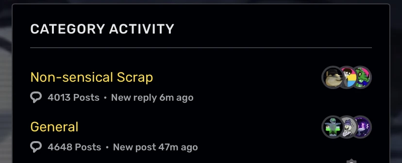 let's get the non-sensical scrap category to more posts than general >:) | Fandom