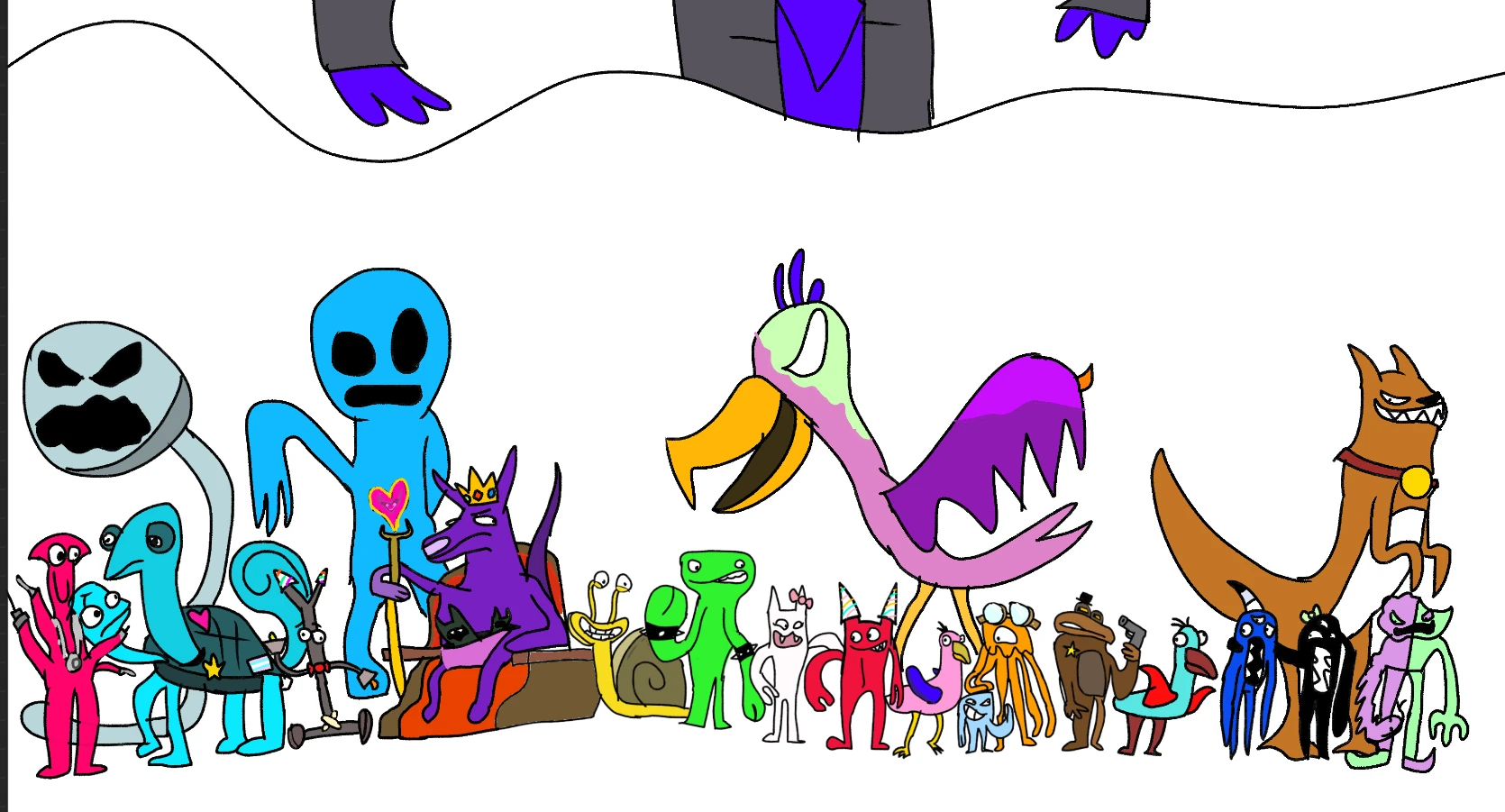 The garten of banban family and mutants fan art because why not | Fandom