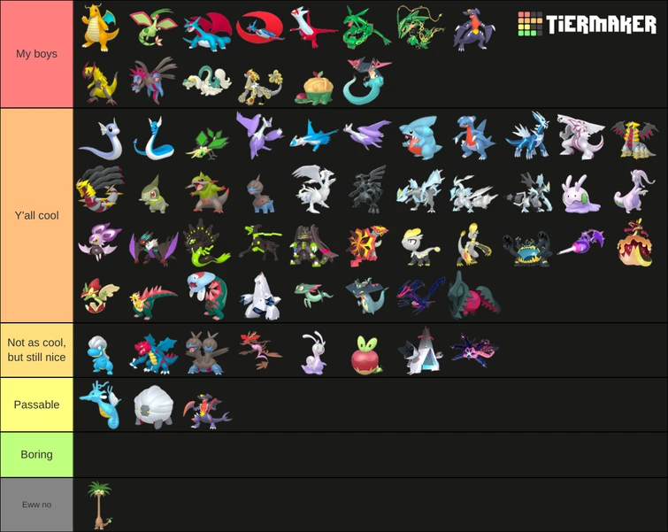 Dragon Type Tier List | Fandom