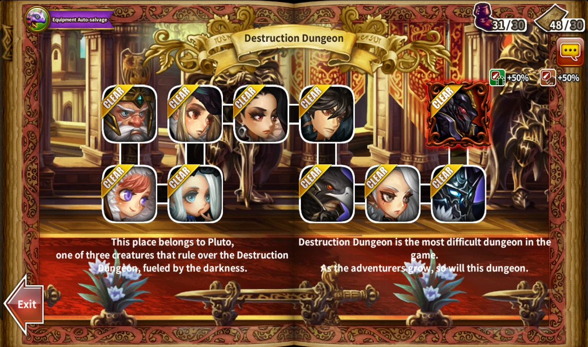 Destruction Dungeon | Dragon Blaze Wiki | Fandom