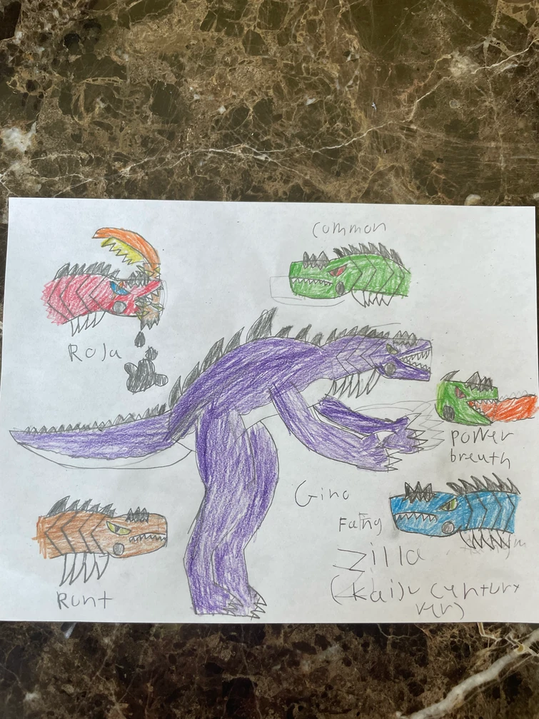 Here’s a Zilla redesign by yours truly! | Fandom
