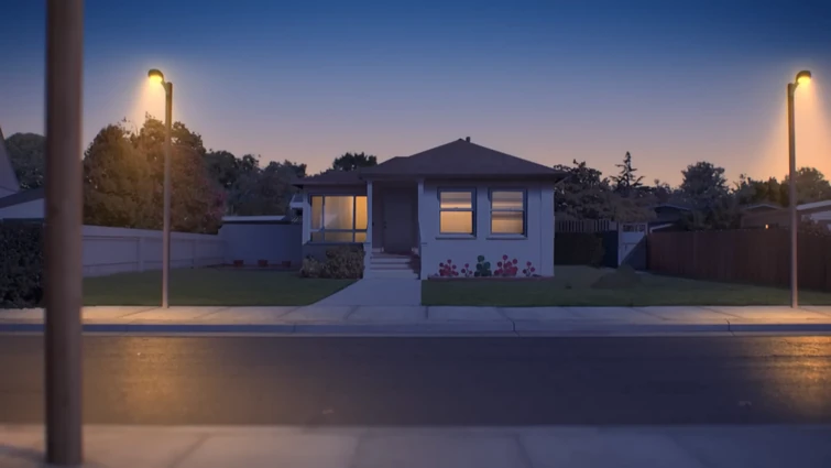 When I saw this house. I was thinking it was the Wattersons' new house ...