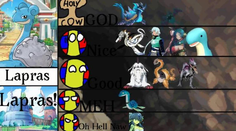 Lapras Matchup Idea Tier List | Fandom