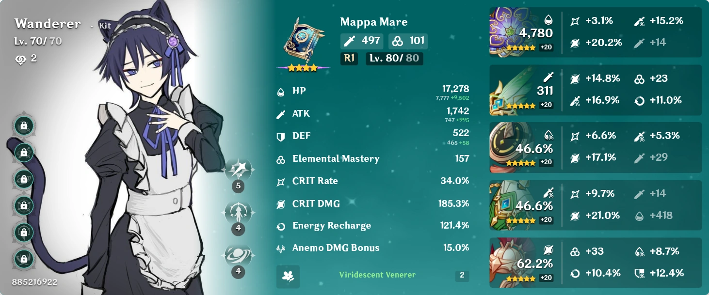 Any tips for wanderer build? | Fandom