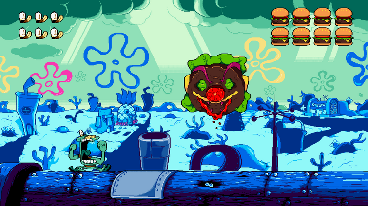 Krusty Tower AU: Pizza Tower x SpongeBob SquarePants (Art by ...