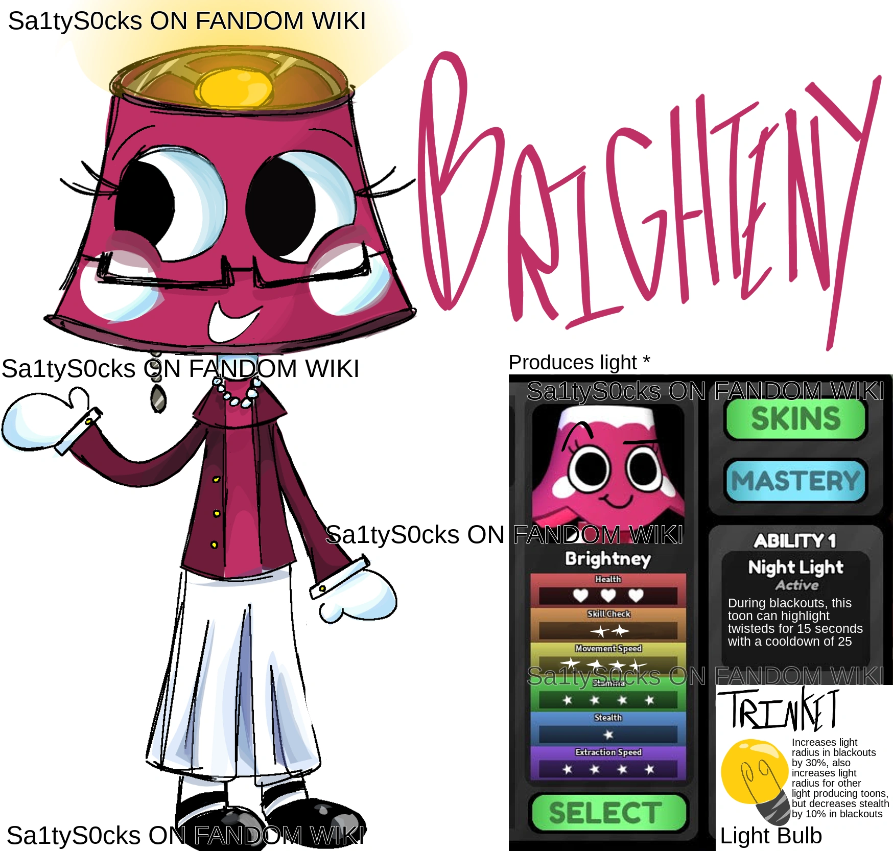 FIXED REWORK/REDESIGN : BRIGHTENY | Fandom