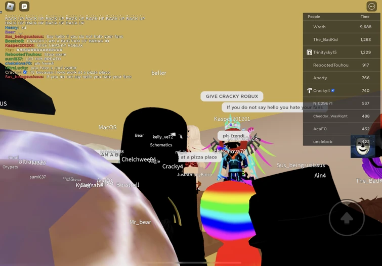 Met Cracky4 today in Break In 2’s waiting room | Fandom