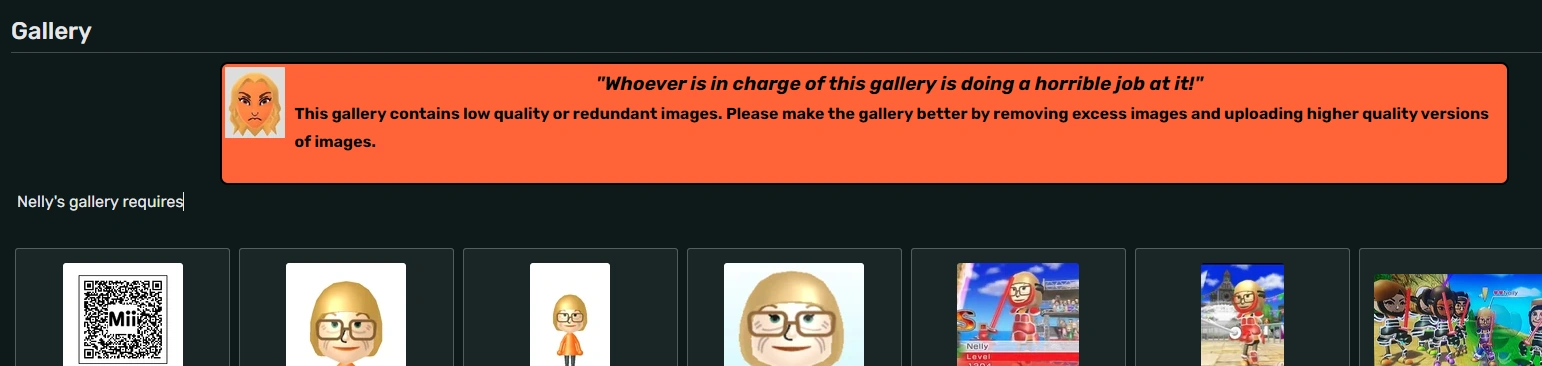 Should I add notes when using Bad Gallery? | Fandom
