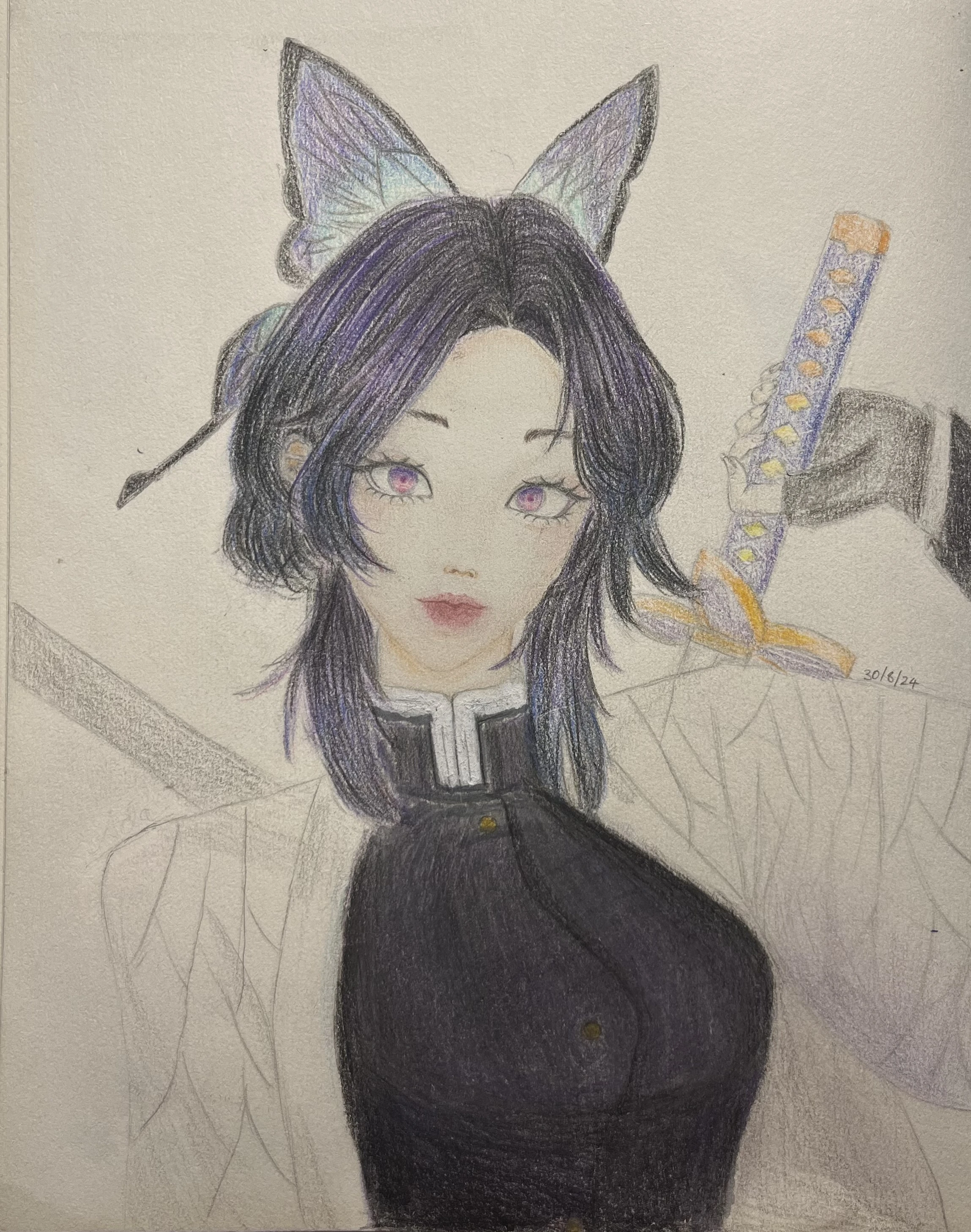 I finished my Shinobu drawing | Fandom