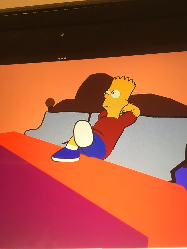 Bart Simpson relaxing in bed | Fandom