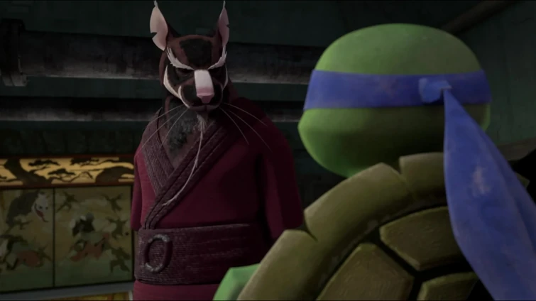There should a deleted scene in TMNT 2012, after Splinter tells Leo ...