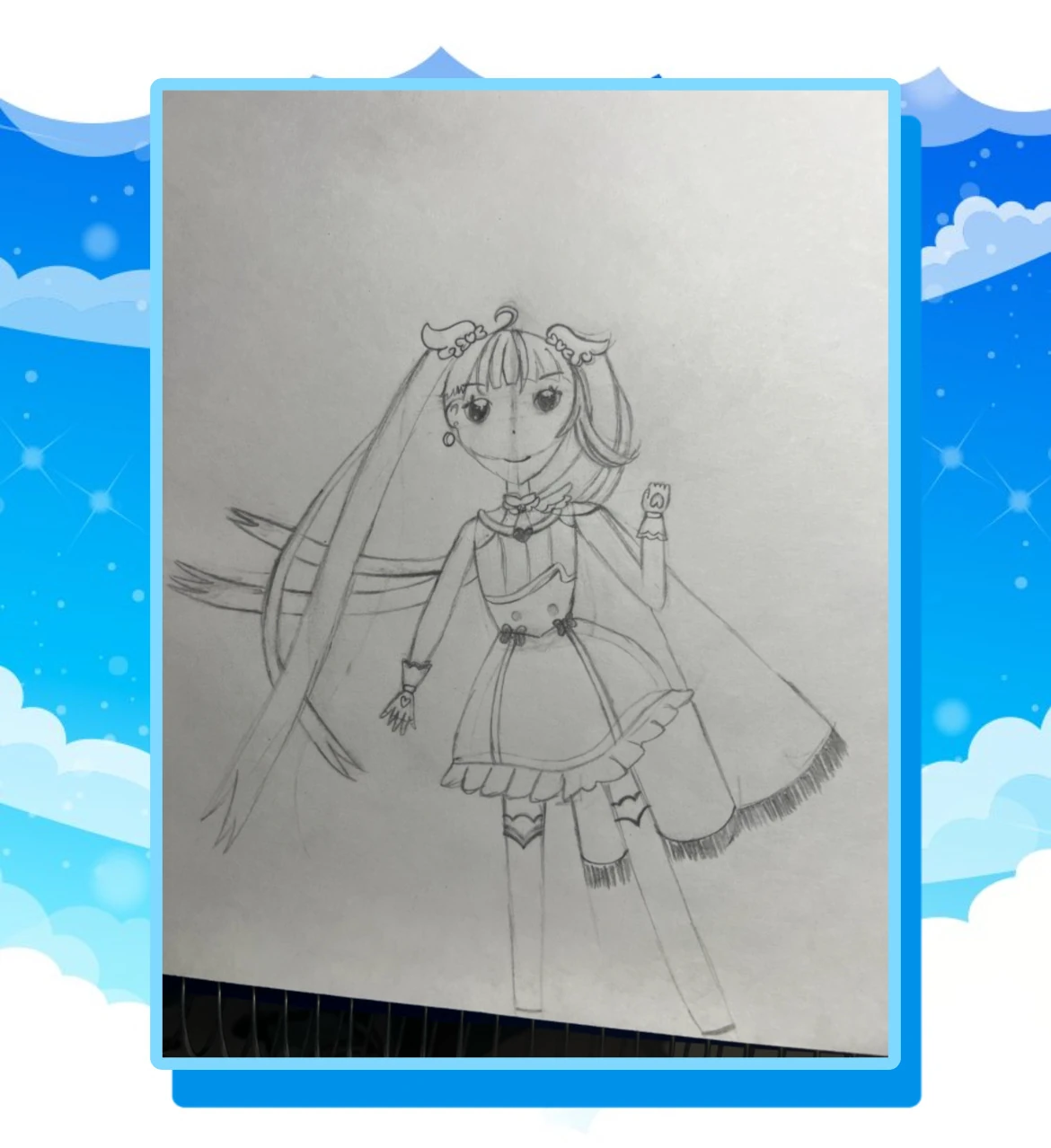 cure sky sketch ☁️ | Fandom