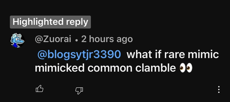 Epic or rare mimic! Also, he’s probably rare mimic | Fandom