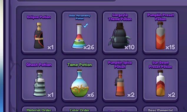 LF secondary color potions | Fandom