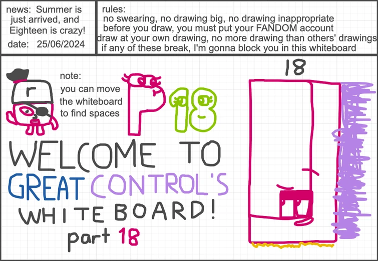 GreatControl's Whiteboard Part 18! | Fandom